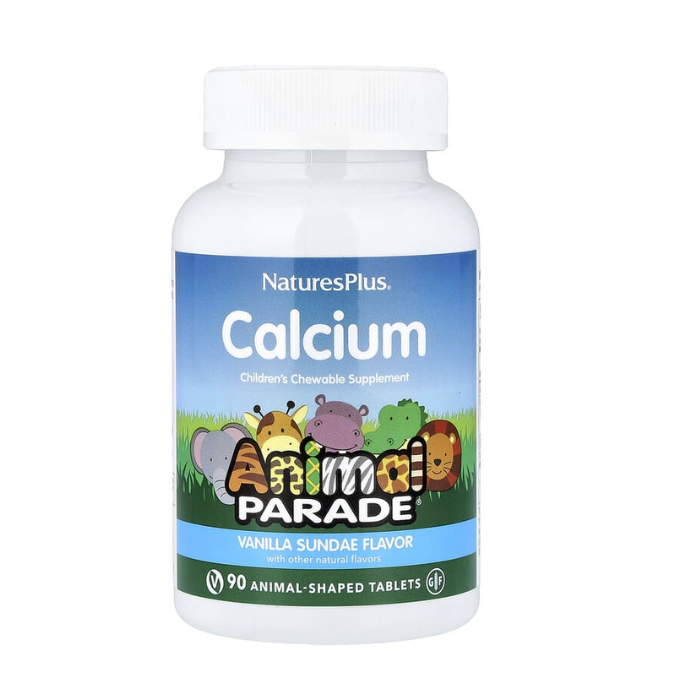 Buy Natures Plus Animal Parade Children's Chewable Calcium 90 Tablets ...
