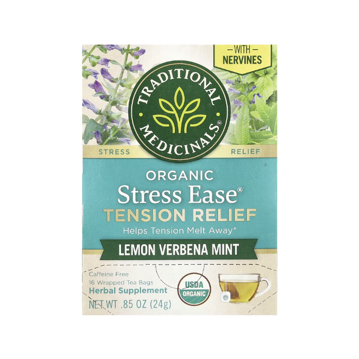Buy Traditional Medicinals Stress Ease Tension Relief Lemon Verbena ...
