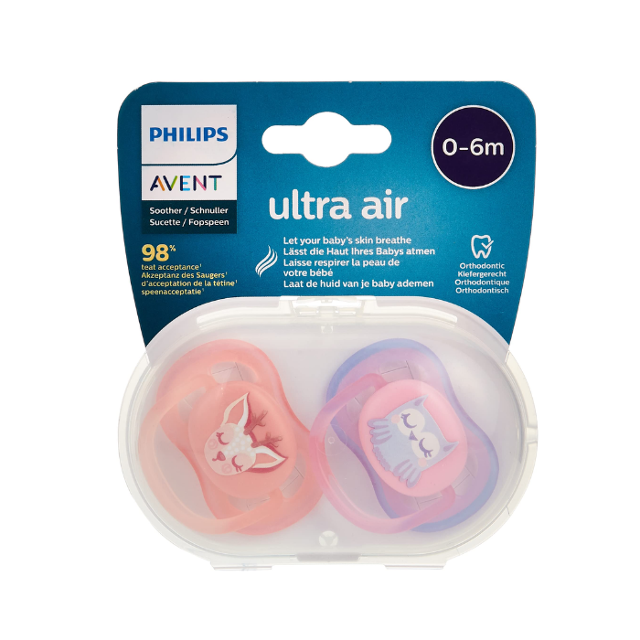 Buy PHILIPS AVENT ULTRA AIR FREEFLOW SOOTHER 0-6M MIX :PA235 online at ...